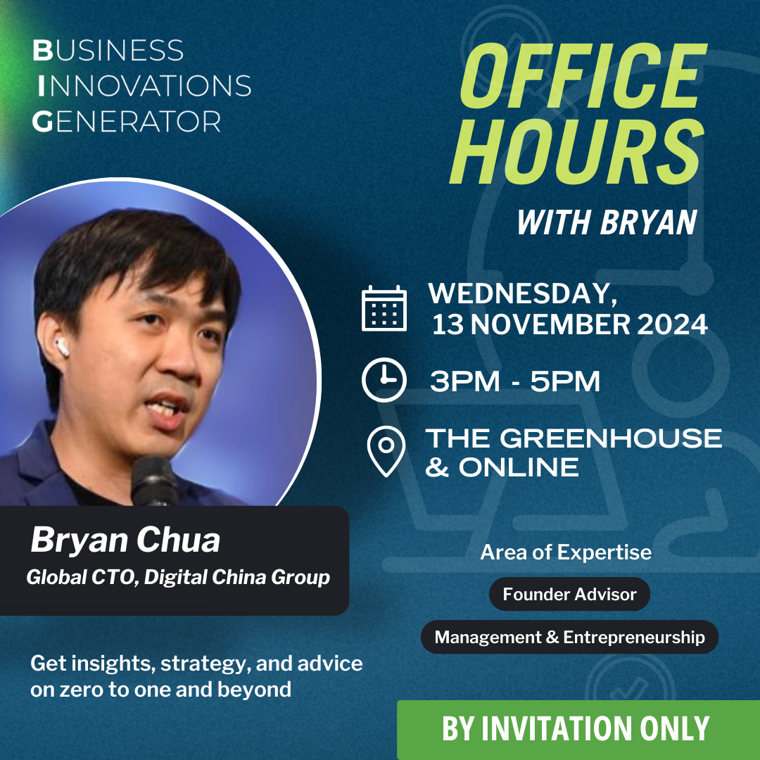 Greenhouse Past Events | Institute of Innovation & Entrepreneurship